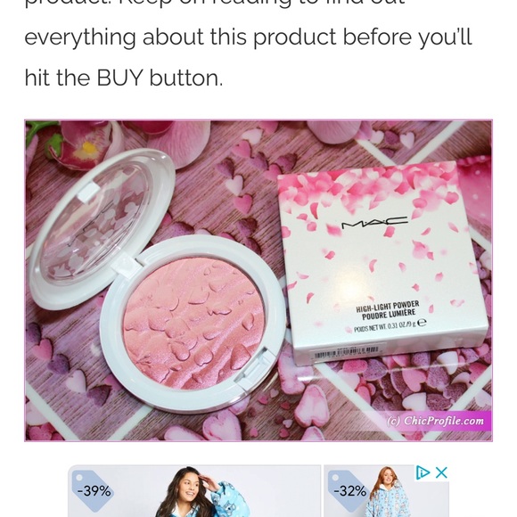 MAC Cosmetics | Makeup | Mac Highlighter Powder Cherry Blossom Limited ...